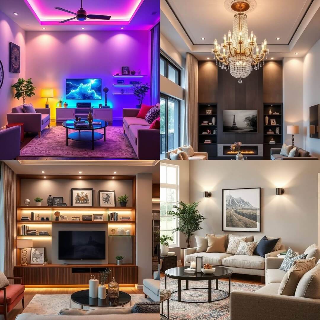 20 Modern Living Room Lighting Ideas for A Brighter Home