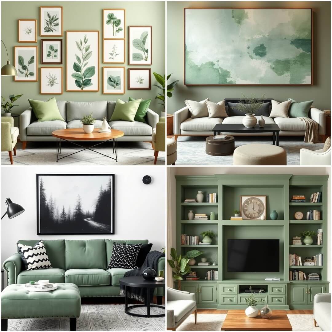 40 Sage Green Living Room Inspirations for A Fresh Interior